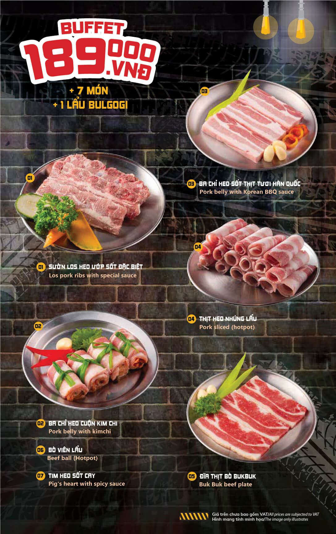 Thực đơn Bukbuk Thái Nguyên | Bukbuk