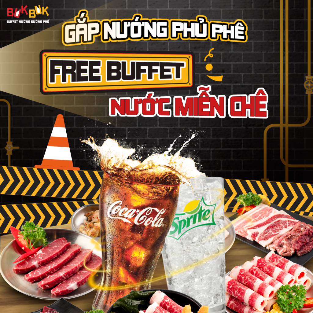 [MN] MƯA GIÓ KHÔNG SỢ? CHỈ SỢ KHÔNG NHẬN ĐƯỢC ƯU ĐÃI MIỄN PHÍ BUFFET NƯỚC TỪ BUK BUK! - Buk Buk